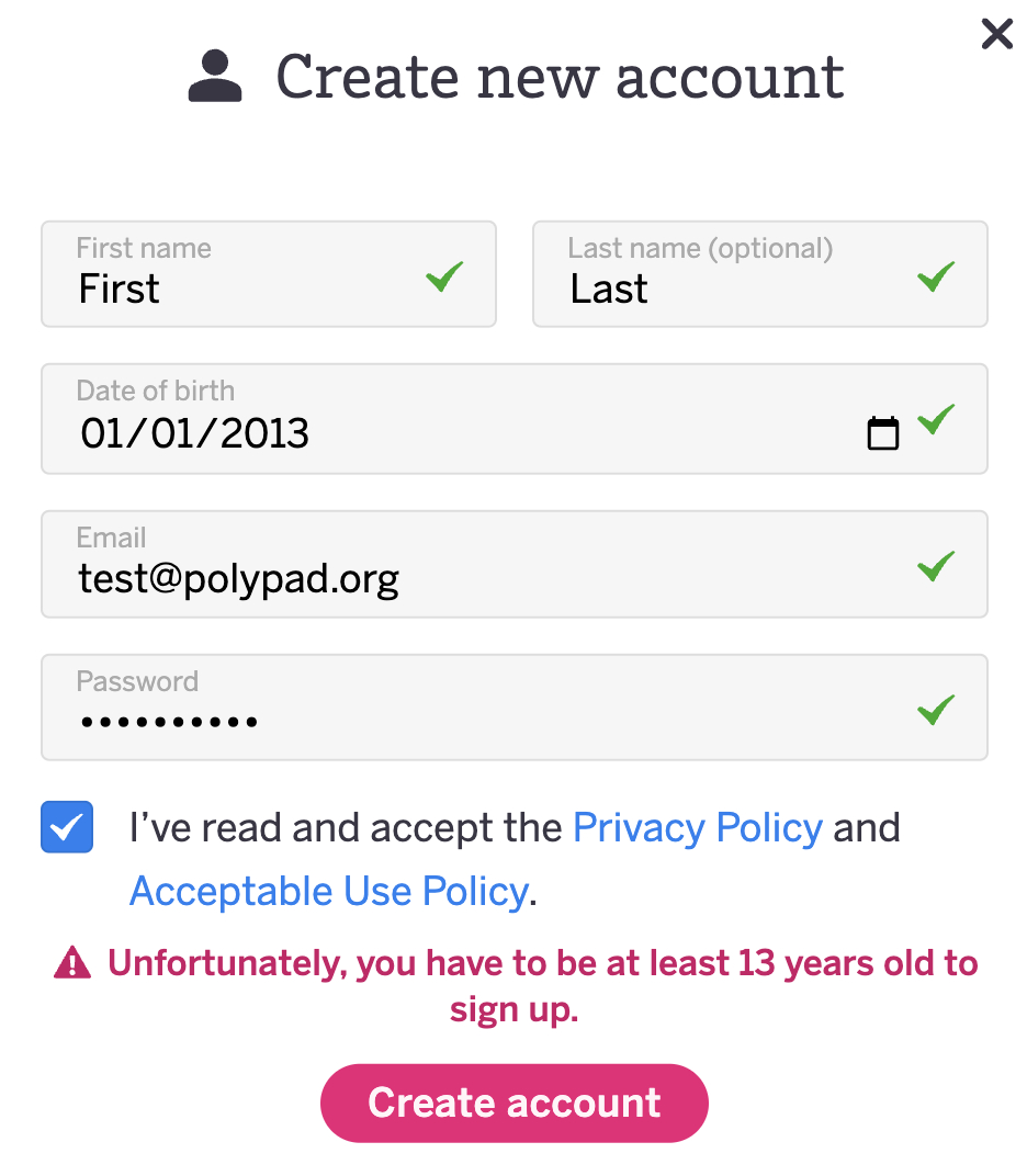 Creating Student Accounts – Polypad