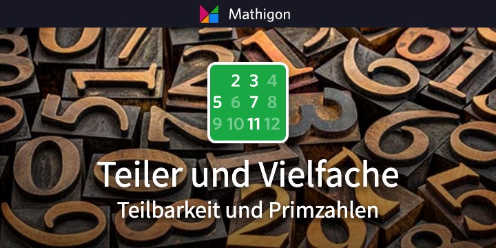 Teiler und Vielfache – Teilbarkeit und Primzahlen – Mathigon